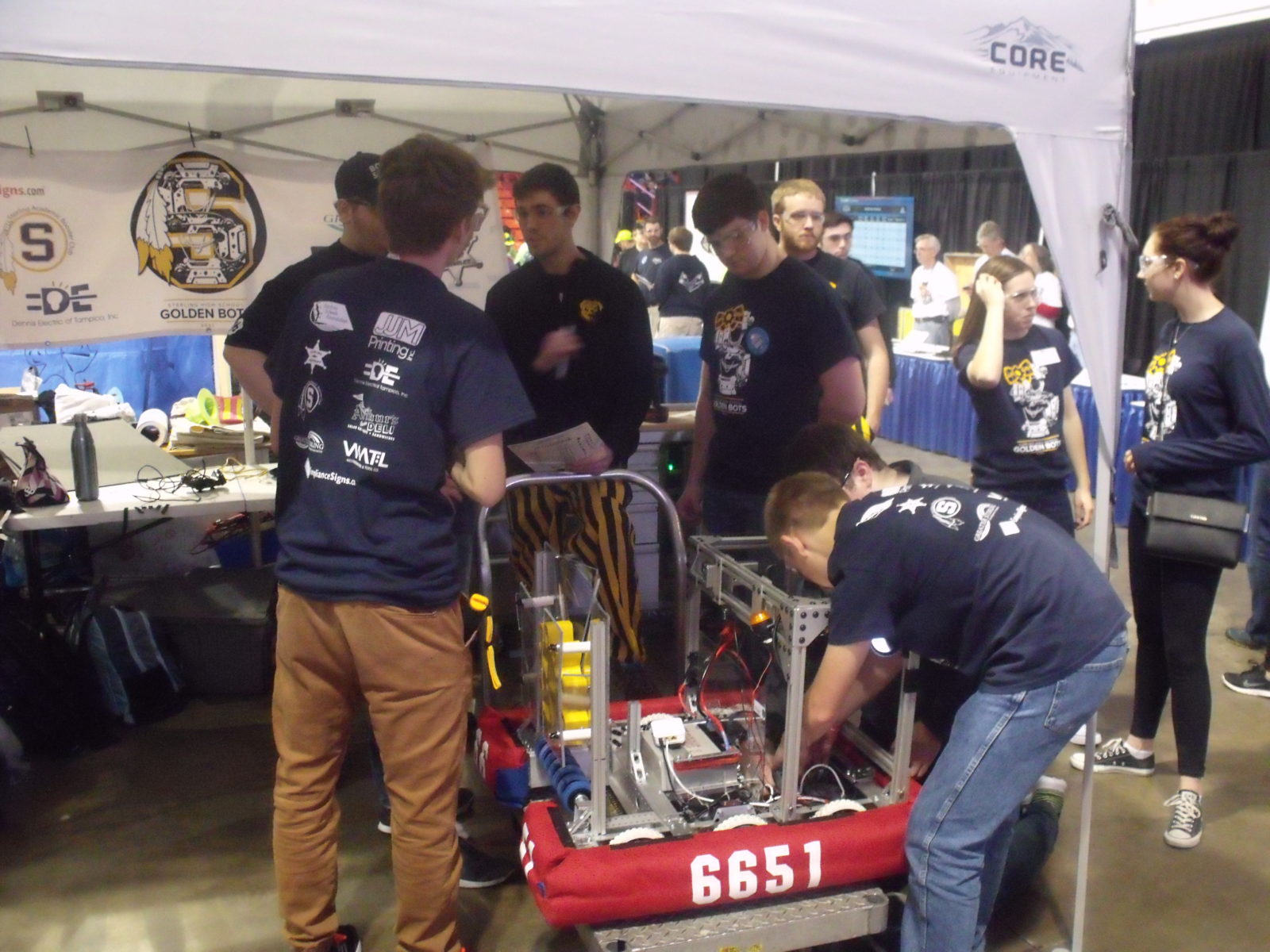 Golden Bots Team 6651 FRC Sterling Robotics